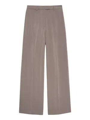 ANINE BING Dolan Wide-leg Trousers - Grey