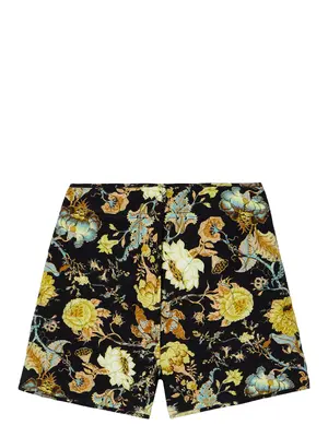 Ulla Johnson Cade Floral-print Silk Shorts - Multi