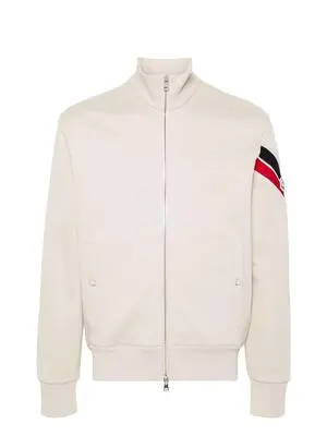 Moncler Zip-up Track Jacket - Neutrals