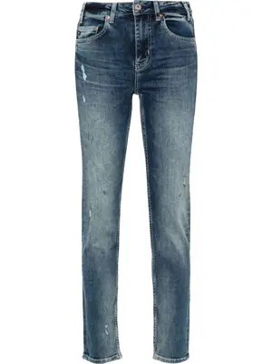 Ag Mid-rise Skinny Jeans - Blue