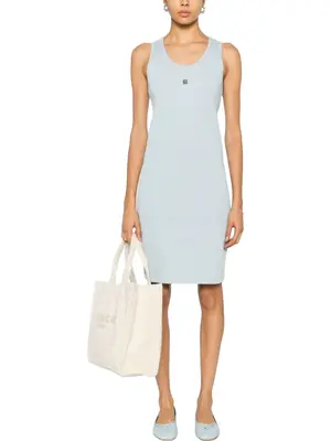 Givenchy 4g-plaque Midi Dress - Blue