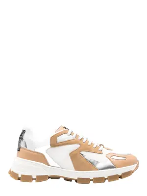 Moschino Embroidered-logo Low-top Sneakers - White
