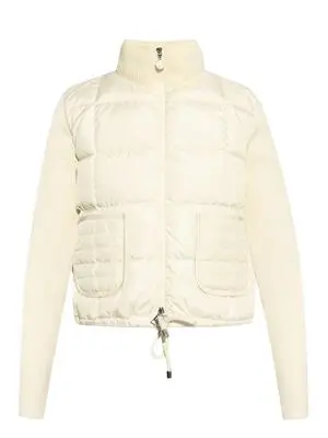 Moncler Logo-appliqué Padded Jacket - Neutrals