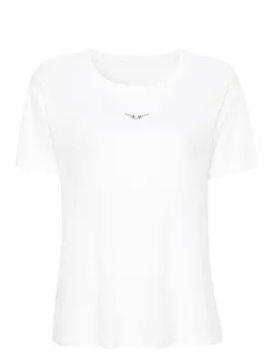 Zadig&Voltaire Marta Wings-appliqué T-shirt - White