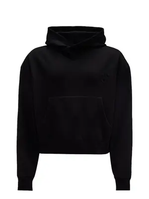 JW Anderson Logo-embroidered Hoodie - Black