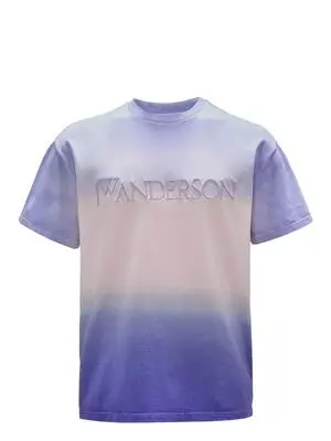 JW Anderson Tie-dye Organic Cotton T-shirt - Purple