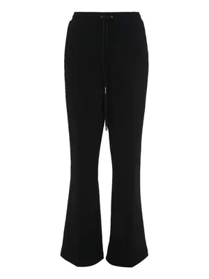 JW Anderson Slim-cut Flared Track Pants - Black