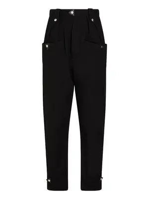 MARANT ETOILE Pulcie Tapered Pants - Black