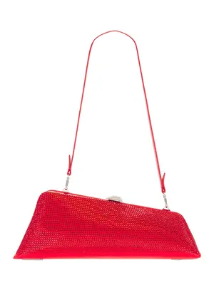 Attico Long Night Clutch - Vibrant Red