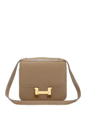 Hermès Epsom Constance 24 Shoulder Bag - Etoupe