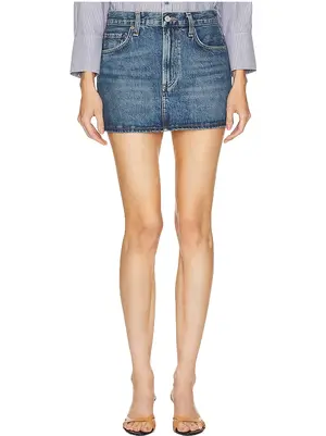 AGOLDE Alek Mini Denim Skirt - Dwell