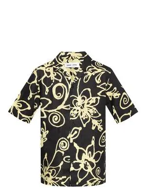 SAMSOE SAMSOE Floral-print Linen Shirt