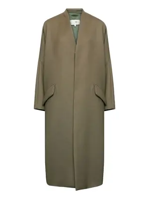 MAISON MARGIELA Collarless Single-breasted Jacket - Green