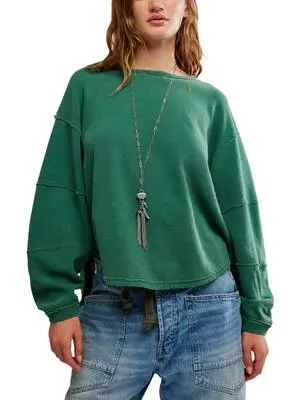 Free People Free People Total Eclipse Oversize T-Shirt Pine Forest