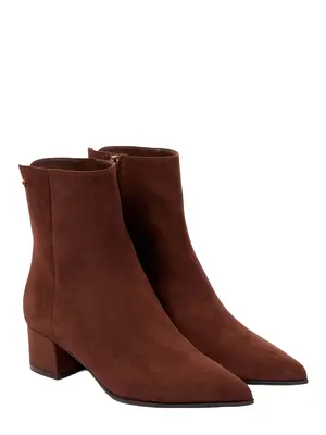 GIANVITO ROSSI Lyell 45 Ankle Boots - Brown