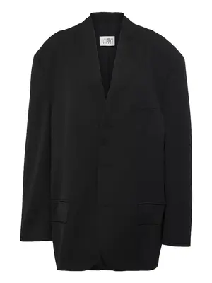 MAISON MARGIELA Crêpe Blazer - Black