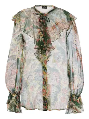 Etro Printed Silk Blouse - Multicoloured