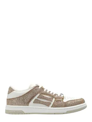 Amiri Skel Top Glitter Sneakers - White