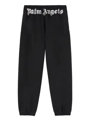 Palm Angels Logo-print Cotton Track Pants - Black