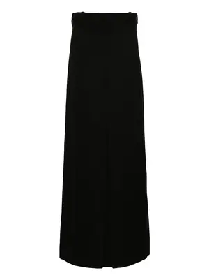 Victoria Beckham A-line Maxi Skirt - Black
