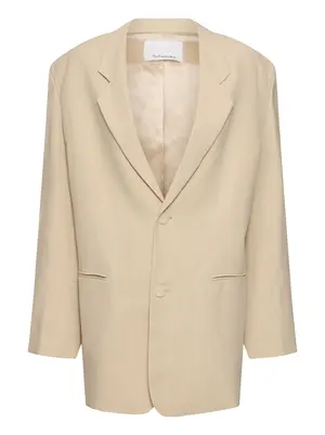 THE FRANKIE SHOP-THE FRANKIE SHOP Aiden Linen & Viscose Blazer