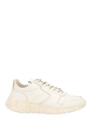 BUTTERO® Leather Low Top Sneakers - White