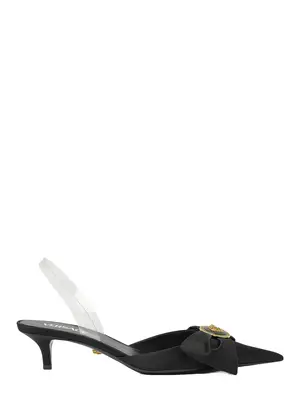 Versace Alia 45mm Slingback Pumps - Black