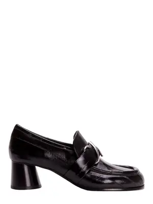 Proenza Schouler Monogram 55mm Leather Loafers - Black