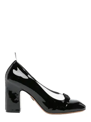 Thom Browne 90mm Patent-leather Court Pumps - Black