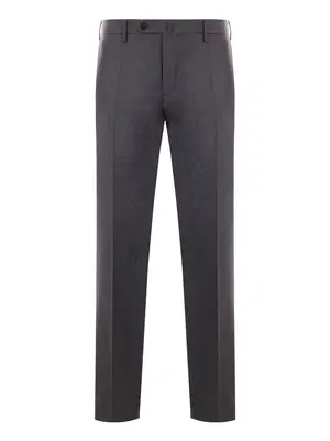 Incotex Tailored Wool Trousers - Grey