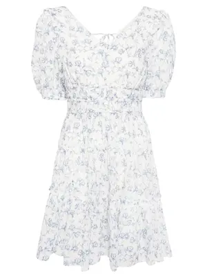 B+AB Floral Print Dress - White