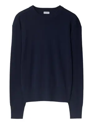 Burberry Fine-knit Wool Jumper - Blue
