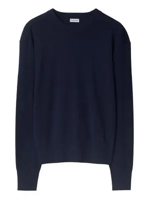 Burberry Fine-knit Wool Jumper - Blue