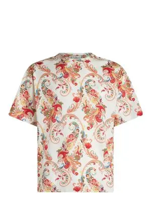 Etro Paisley-print Cotton T-shirt - White