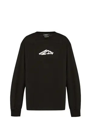 Dsquared2 Logo-printed Long-sleeved T-shirt - Black