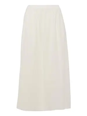 Velvet By Graham & Spencer Indy Cotton Maxi Skirt - White