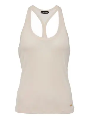 TOM FORD Crêpe Jersey Tank Top - White