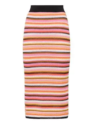 Missoni Cotton-blend Midi Skirt - Multicoloured