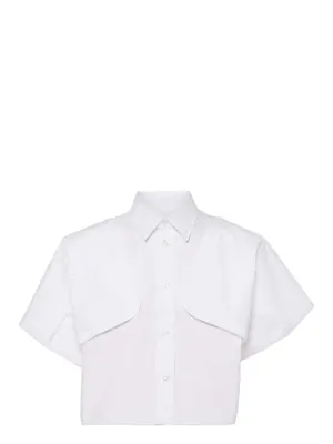 MAISON MARGIELA MM6 Maison Margiela Cotton Cropped Shirt