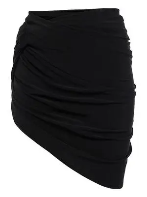 Jacquemus La Mini Jupe Draped Miniskirt - Red