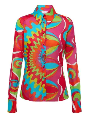 Emilio Pucci Bersaglio Cotton Shirt - Multicoloured