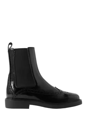 TOD'S Leather Chelsea Boots - Black