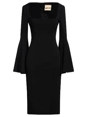 ANIYE BY Midi Bodycon Dress - Black