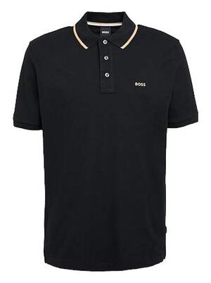 BOSS Polo Shirt Size Cotton - Black