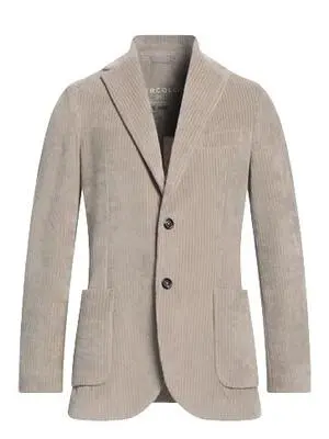 CIRCOLO 1901 Velvet Single-breasted Blazer - Beige