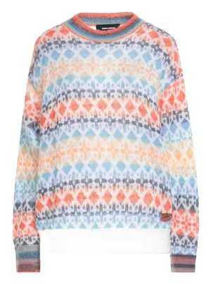 Dsquared2 Geometric-print Sweater - Orange
