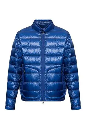 Moncler Metallic Finish Down Jacket - Blue