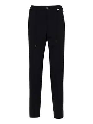 MYTHS Apollo Drawstring-waist Tailored Trousers - Blue