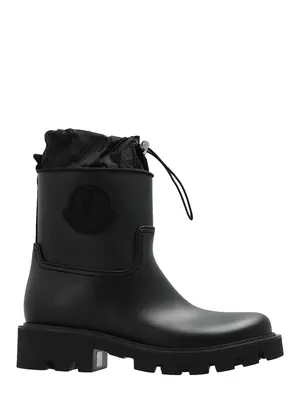 Moncler Lug Sole Ankle Boots - Black