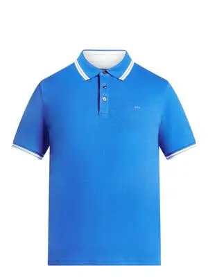 Michael Kors Greenwich Cotton Polo Shirt - Blue